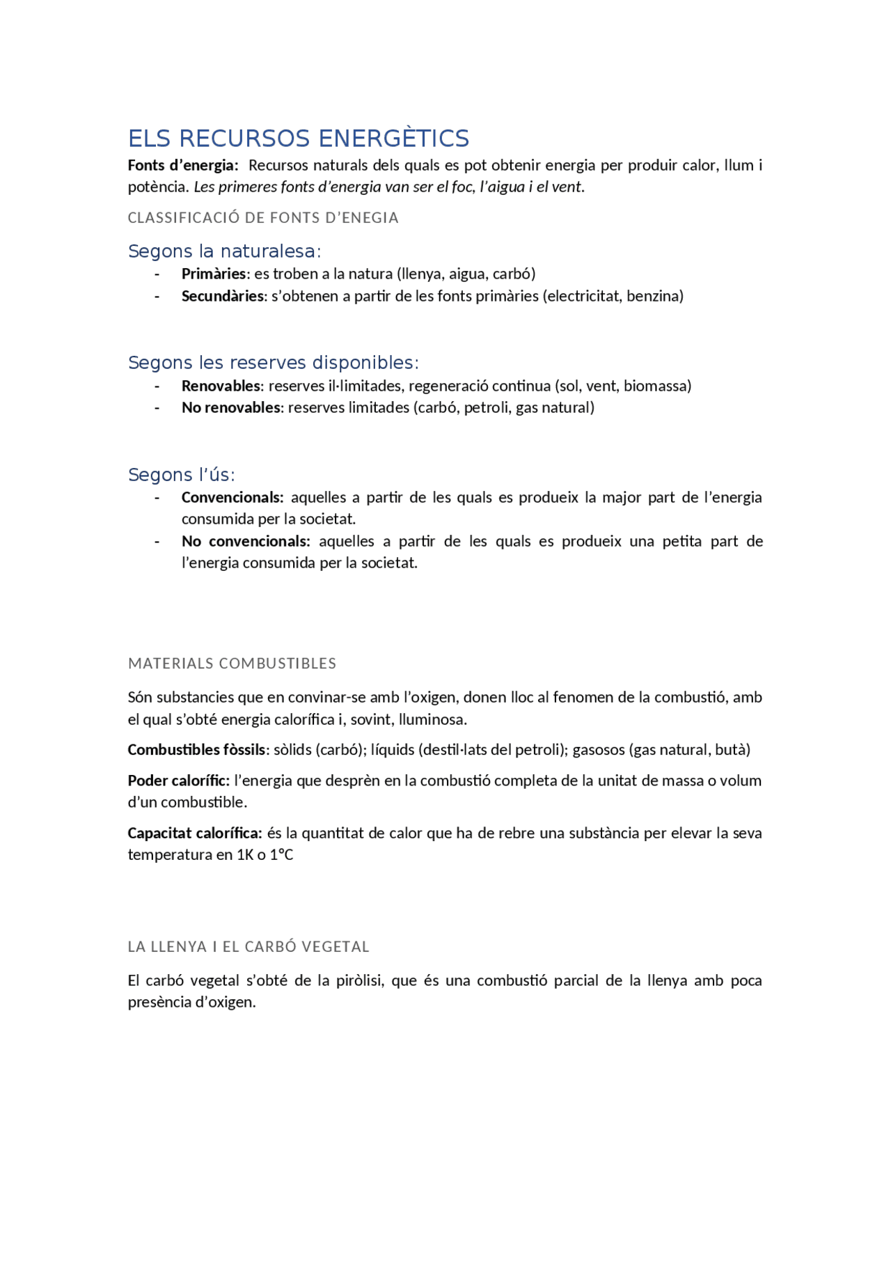 Tema 1 Tecnologia Industrial Primer De Batxillerat Docsity