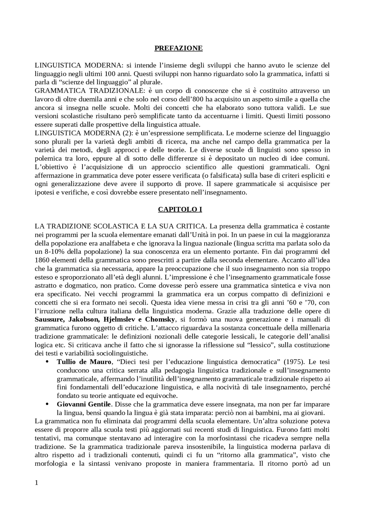 Riassunto Capire La Grammatica Di Adriano Colombogiorgio Graffi