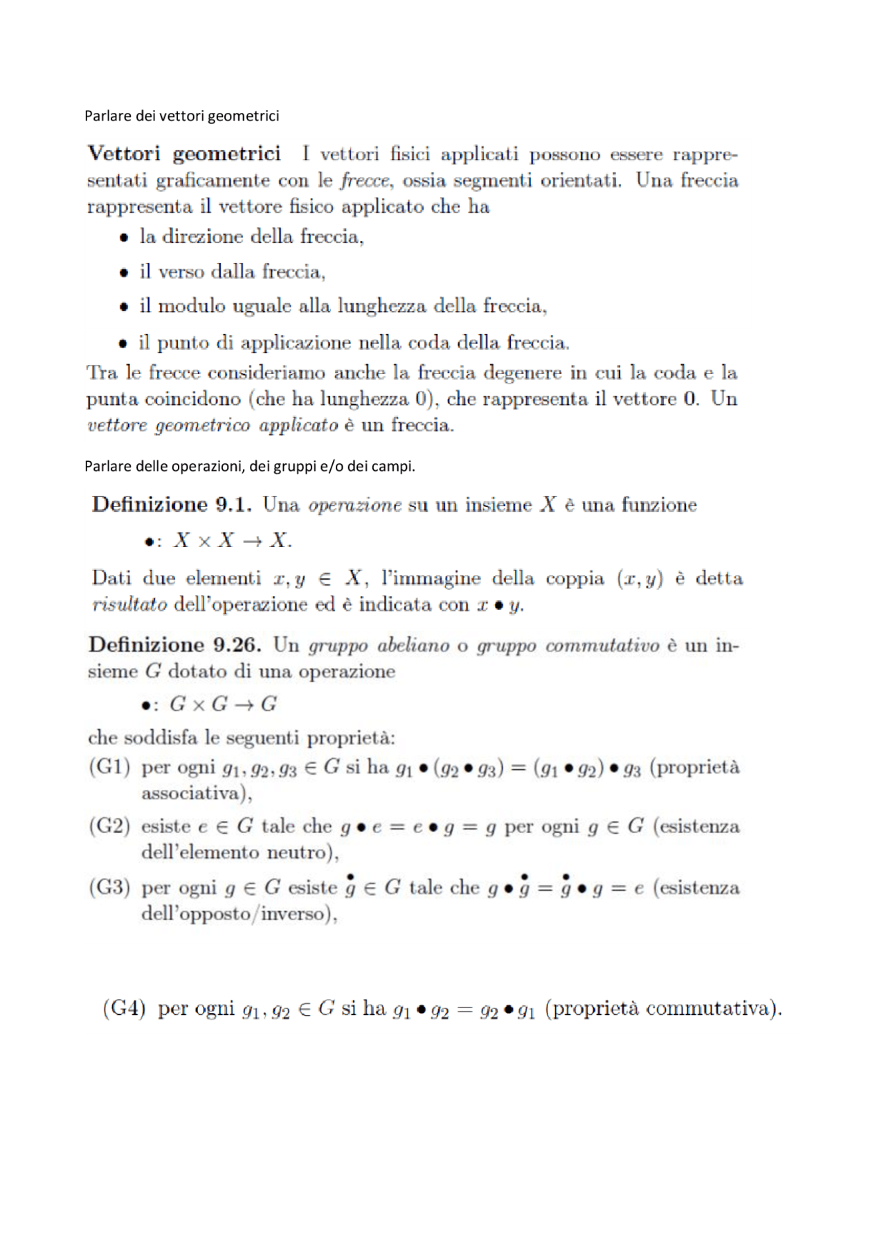 Complementi Matematica Docsity