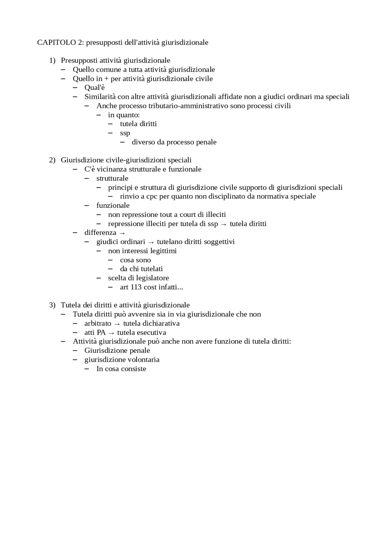 Scaletta Capitolo 2 Luiso Docsity