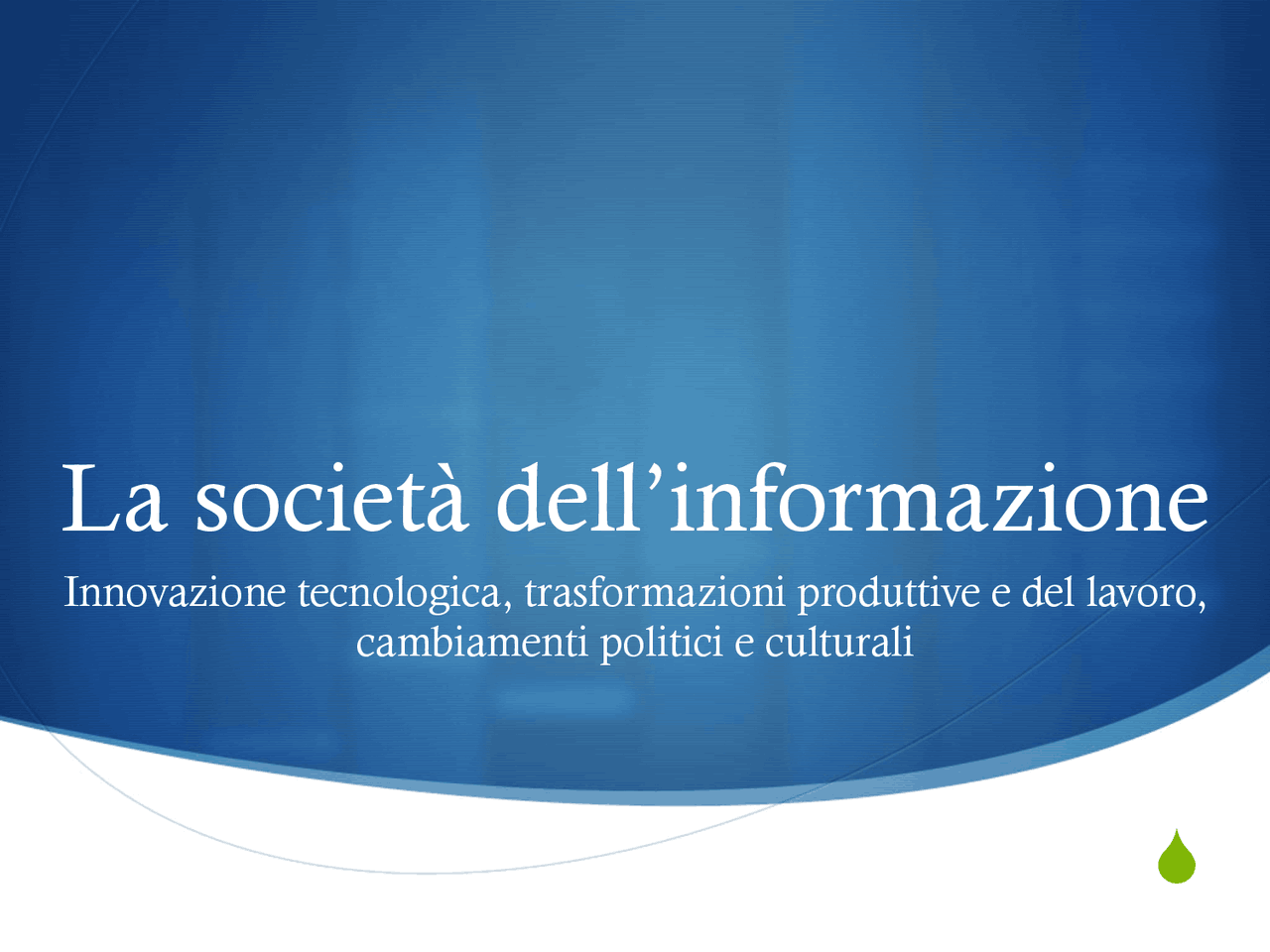 Lezione Manuel Castells Docsity