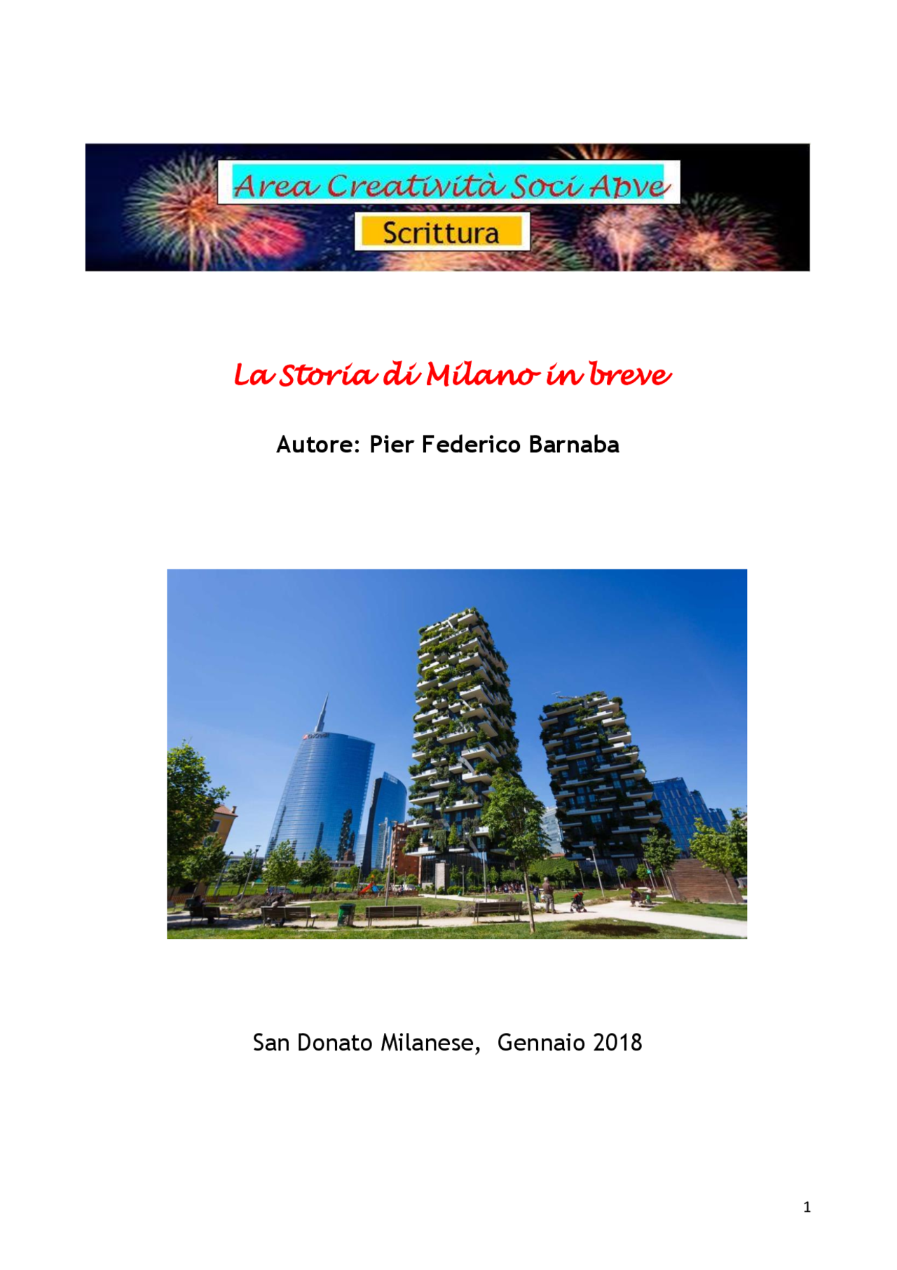 La storia di milano in breve - Docsity