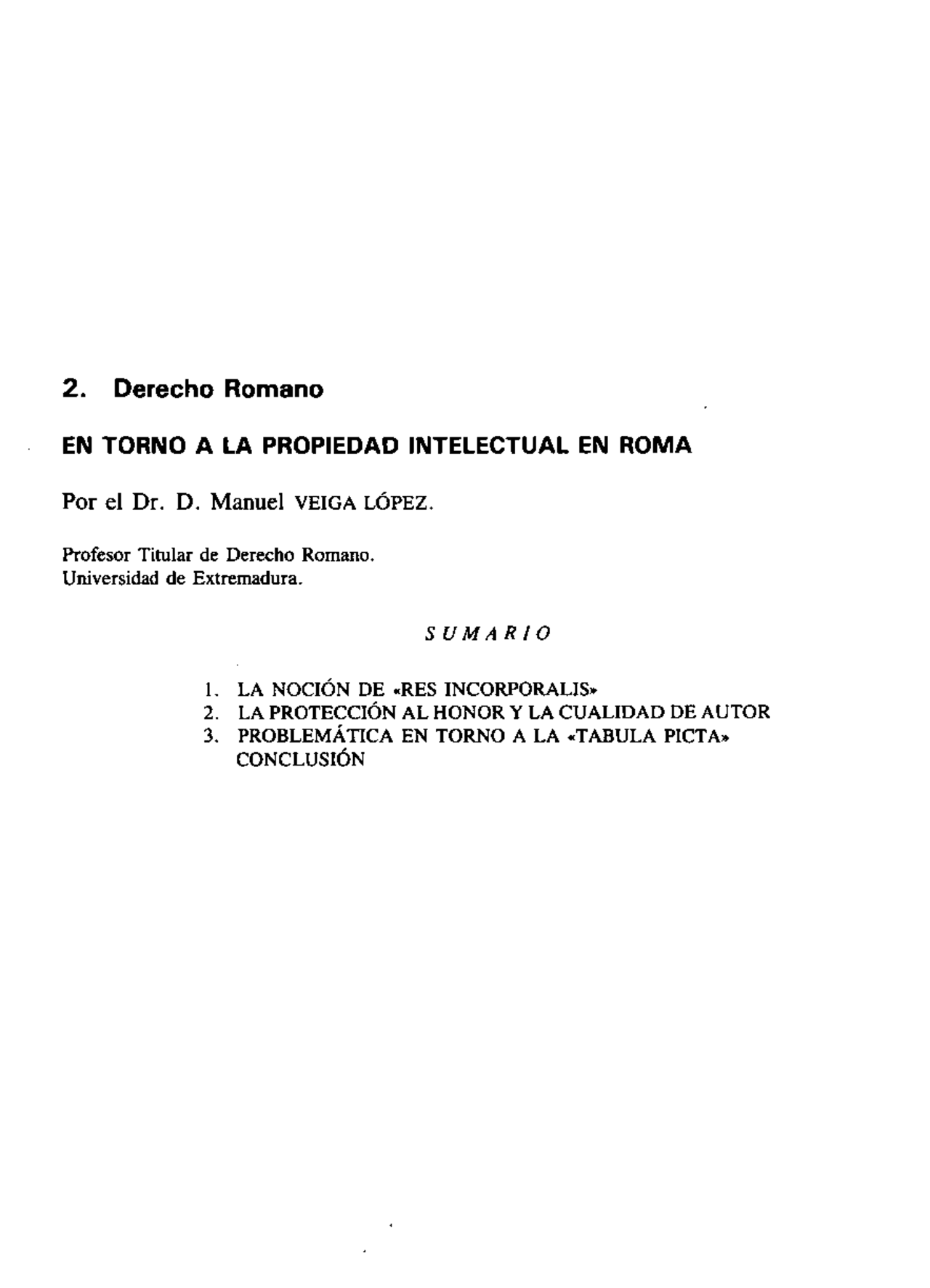 Propiedad en roma apuntes - Docsity