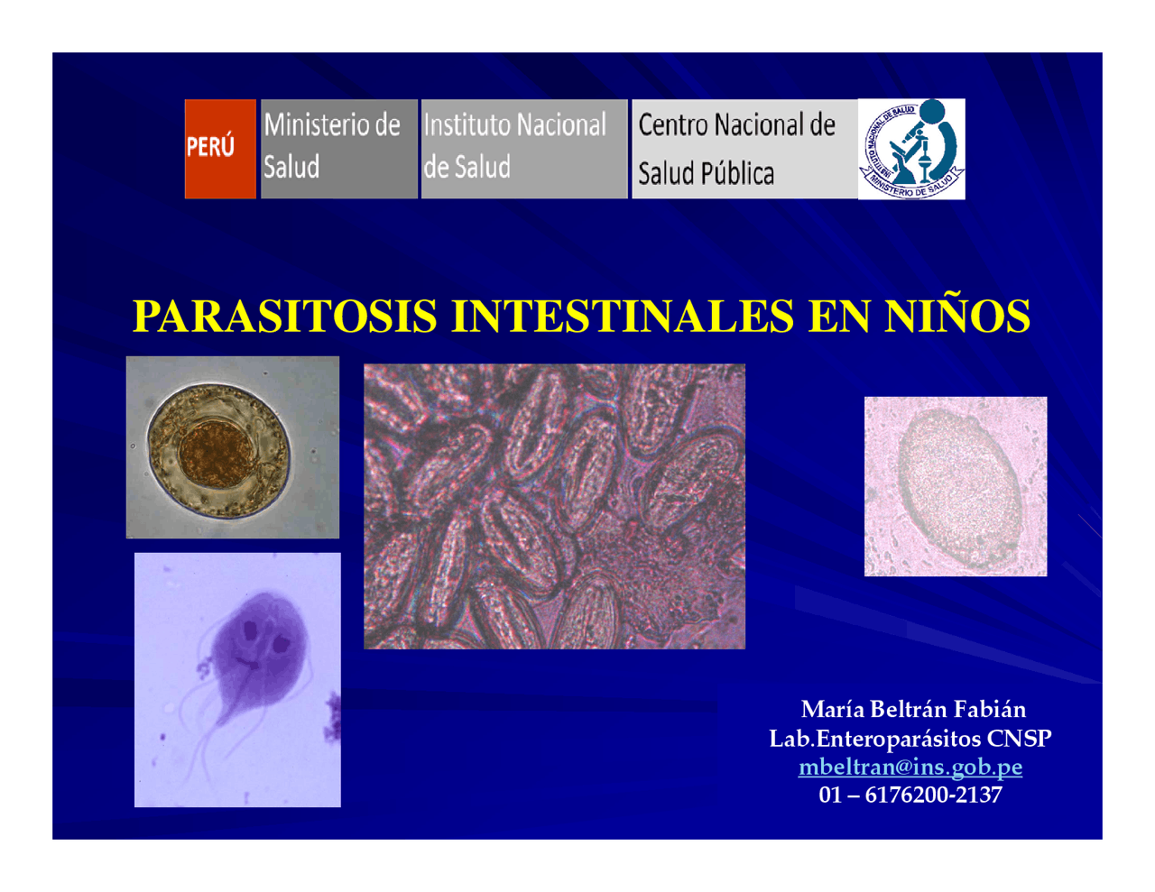 Parasitosis en niños - Docsity