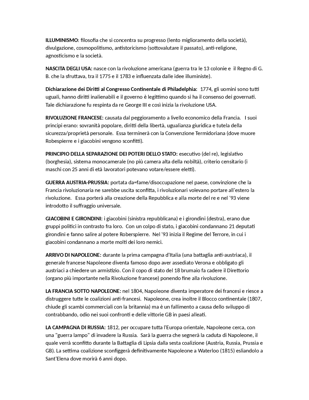 Appunti Di Storia Moderna Docsity