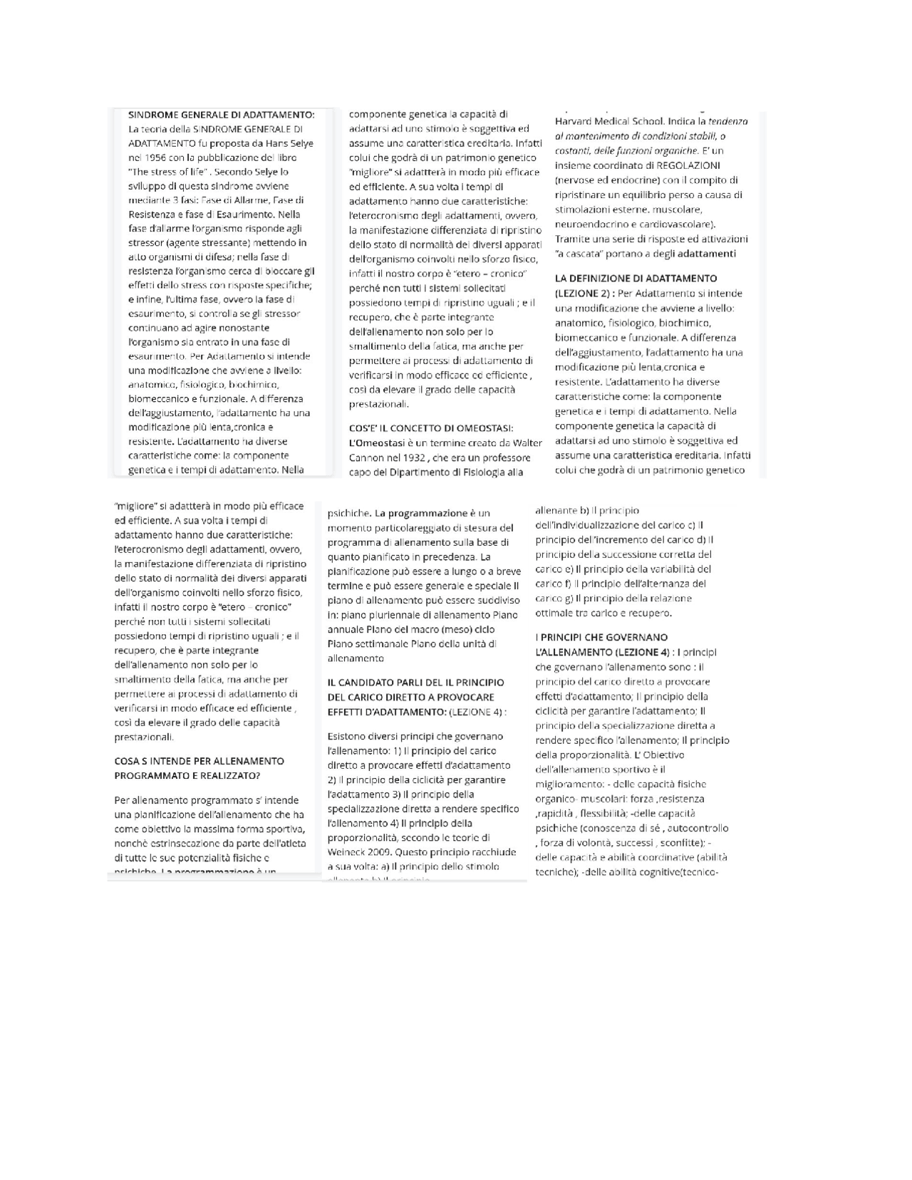 File Aperte Metodologia Allenamento Docsity