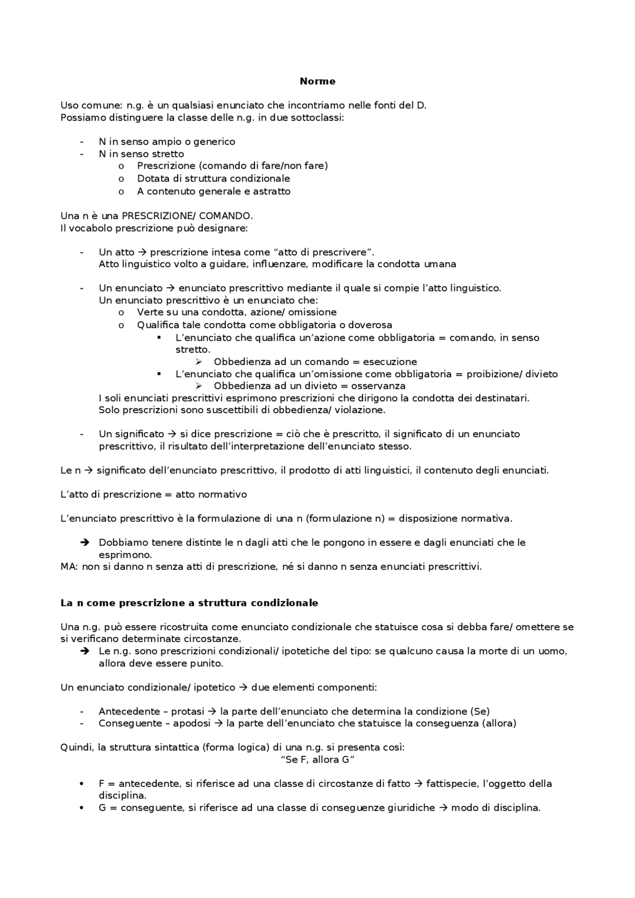 Norme Filosofia Del Diritto Docsity