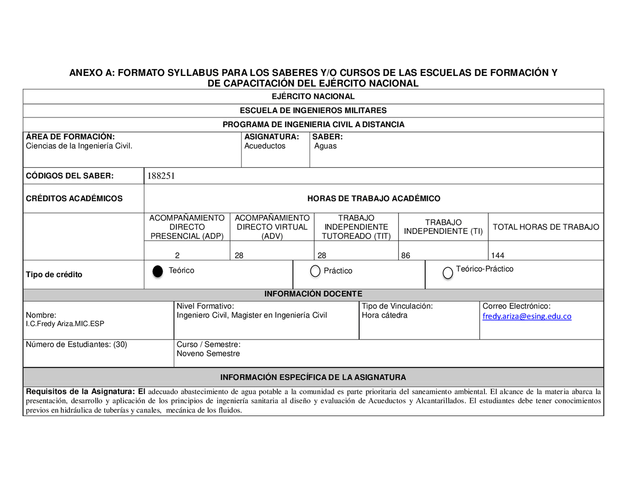 Acueductos y Alcantarillados - Docsity