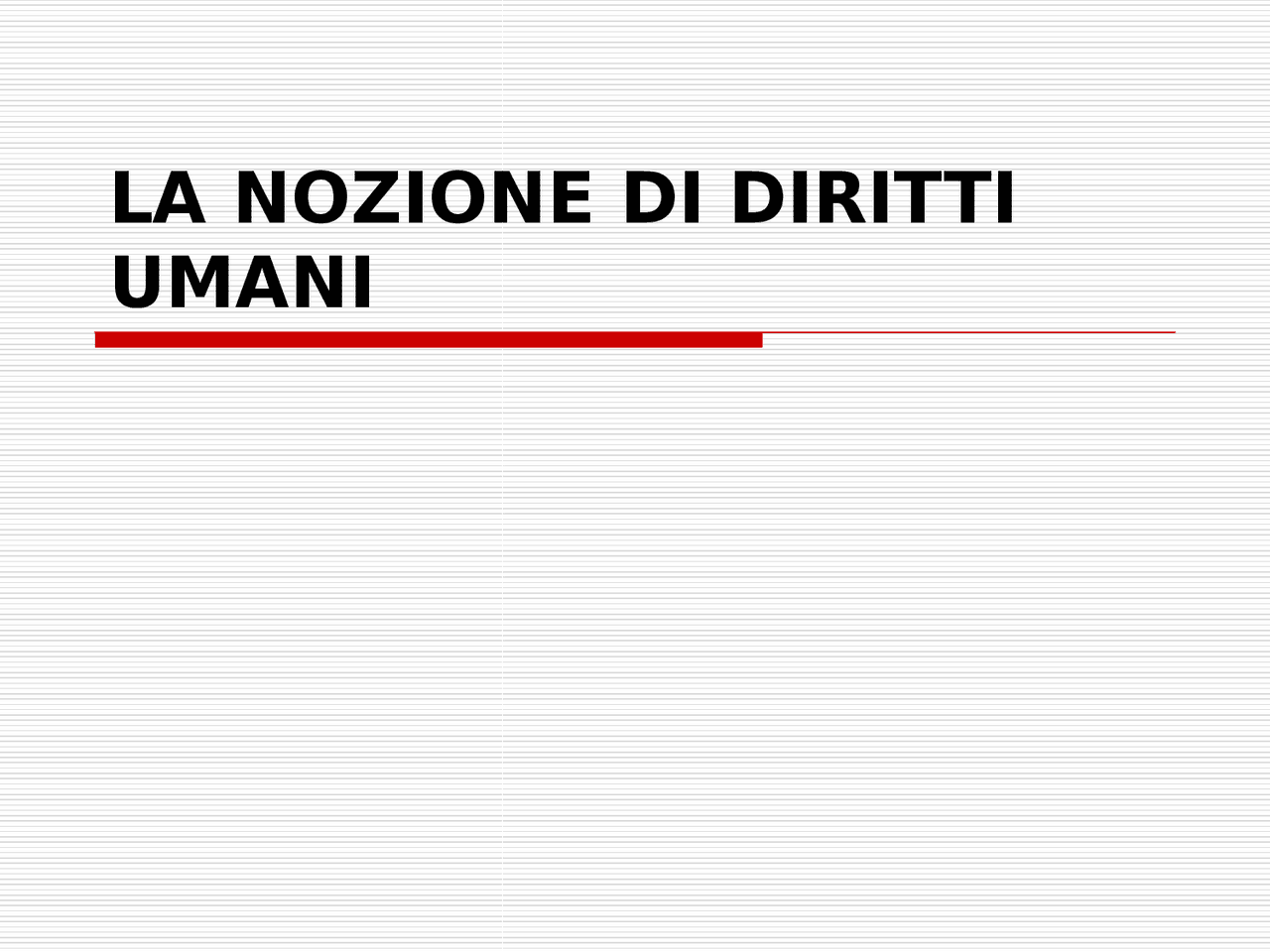 Schemi Corso Diritti Umani Scienze Politiche Docsity