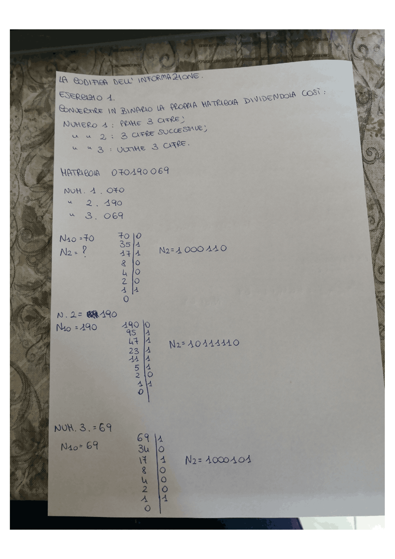 Elaborato Sistemi Codifica Dell Informazione Docsity