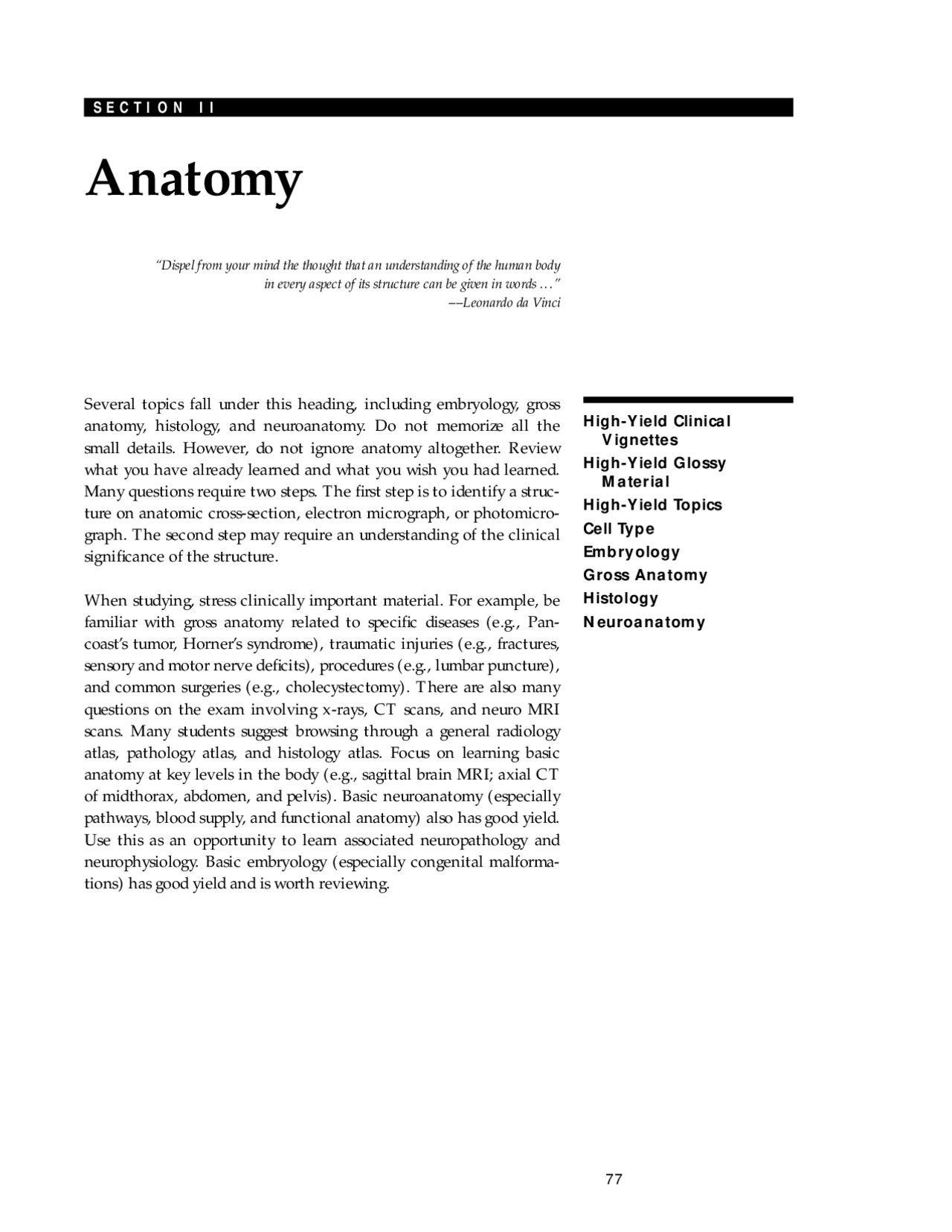 Anatomia Basica En Ingles Docsity