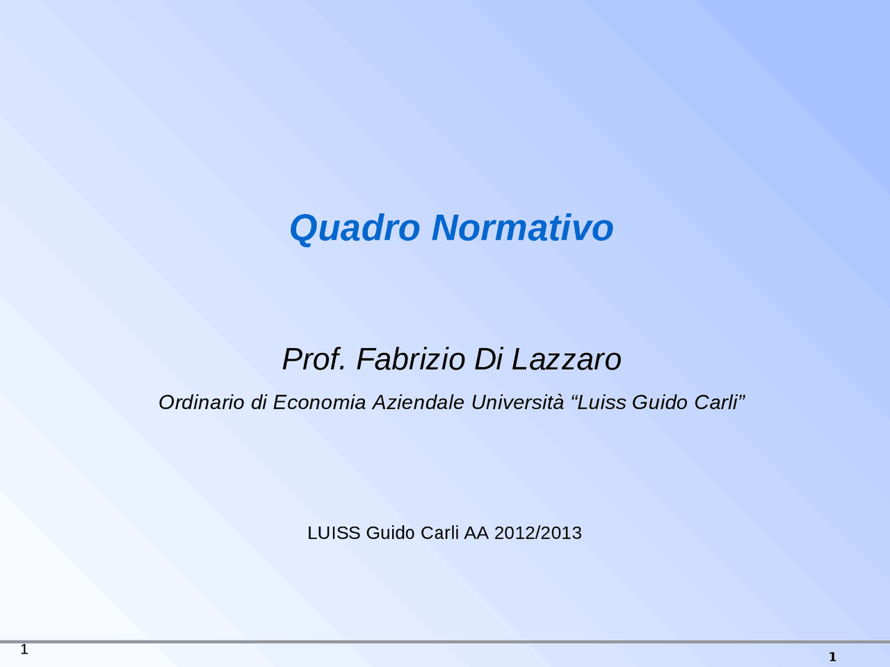 Riferimenti normativi - Docsity