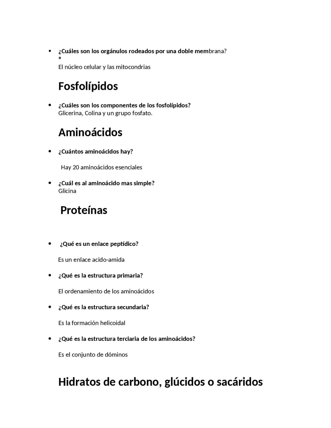 Bilogia Celular Test Docsity