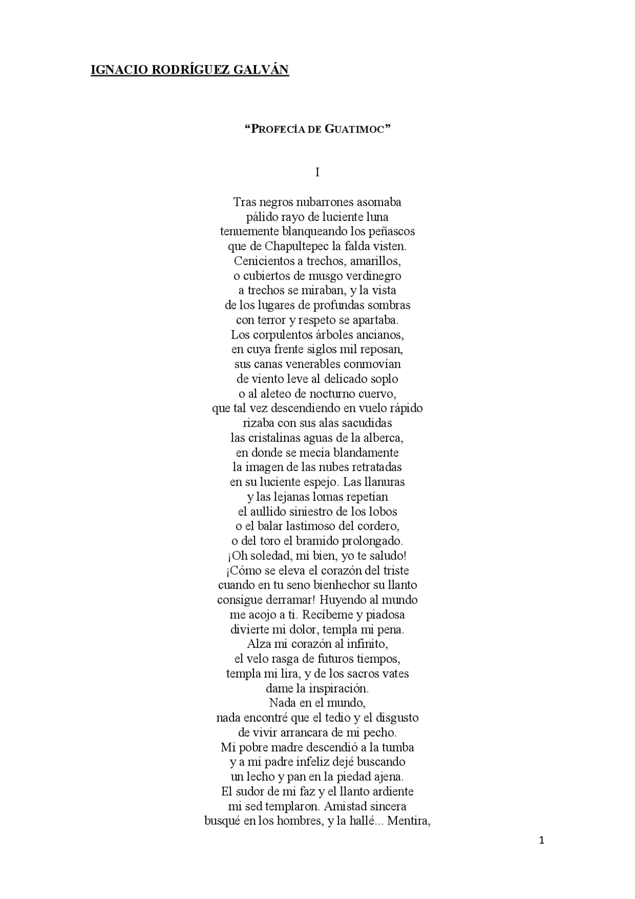 IGNACIO RODRÍGUEZ GALVÁN “PROFECÍA DE GUATIMOC” | Diapositivas de ...