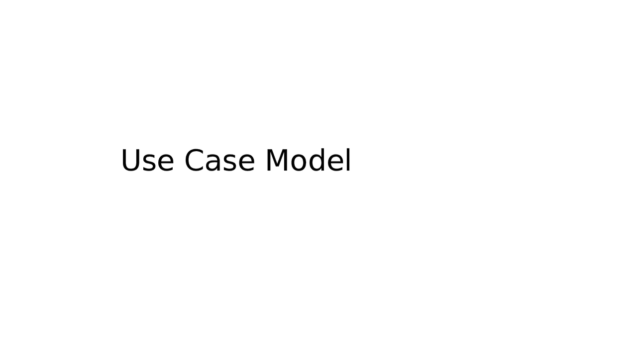 Slides For Unified Model Design And Use Cases Docsity