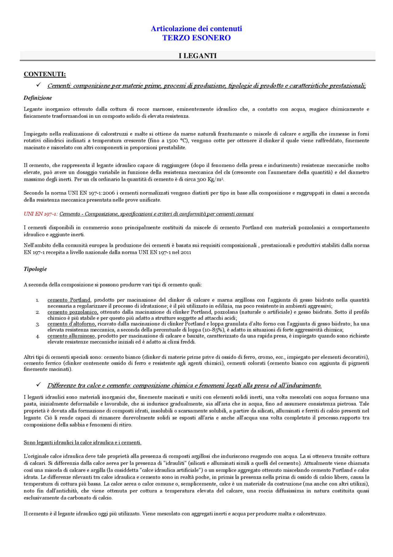 Tecnologia Dei Materiali Docsity