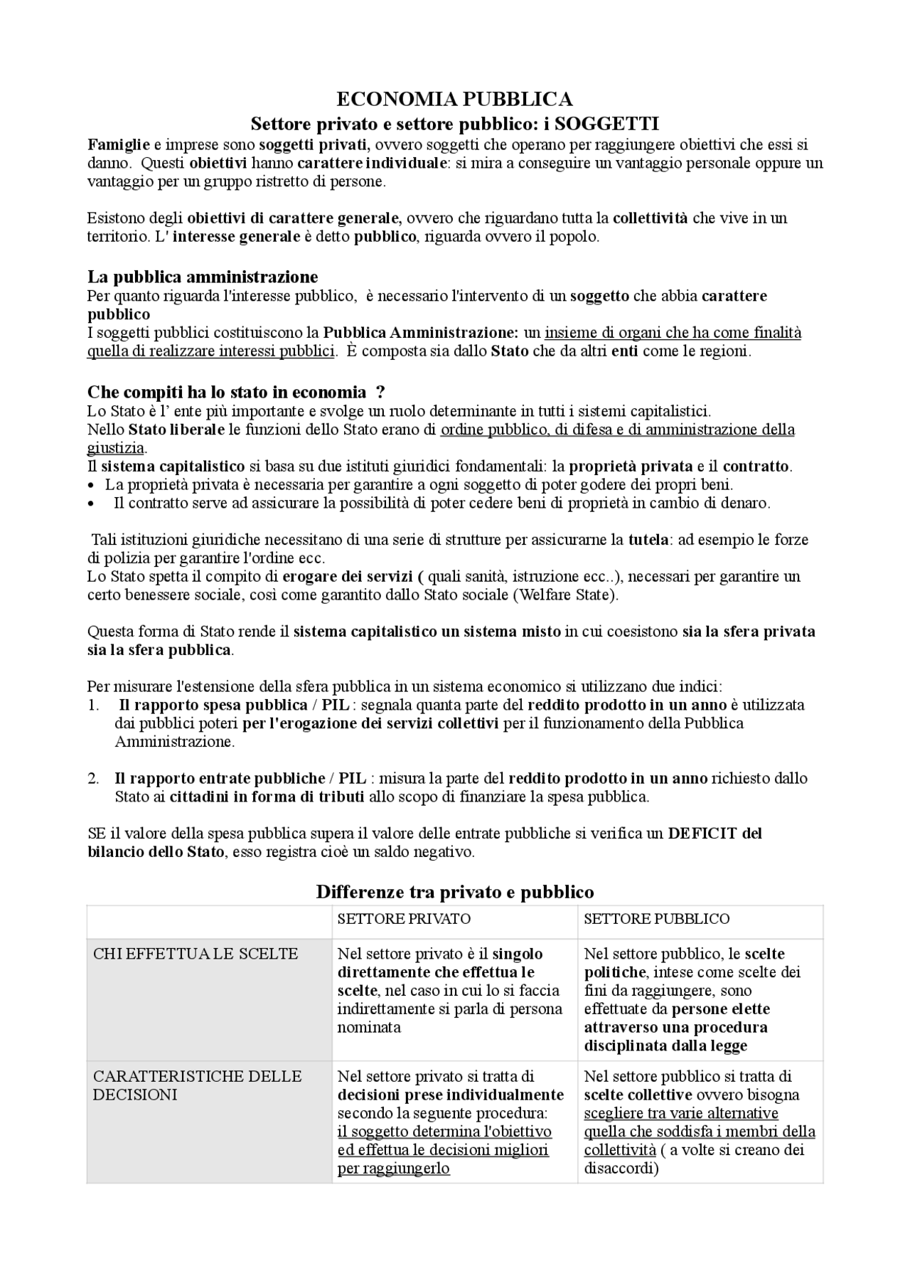 Stato E Mercato Diritto Docsity