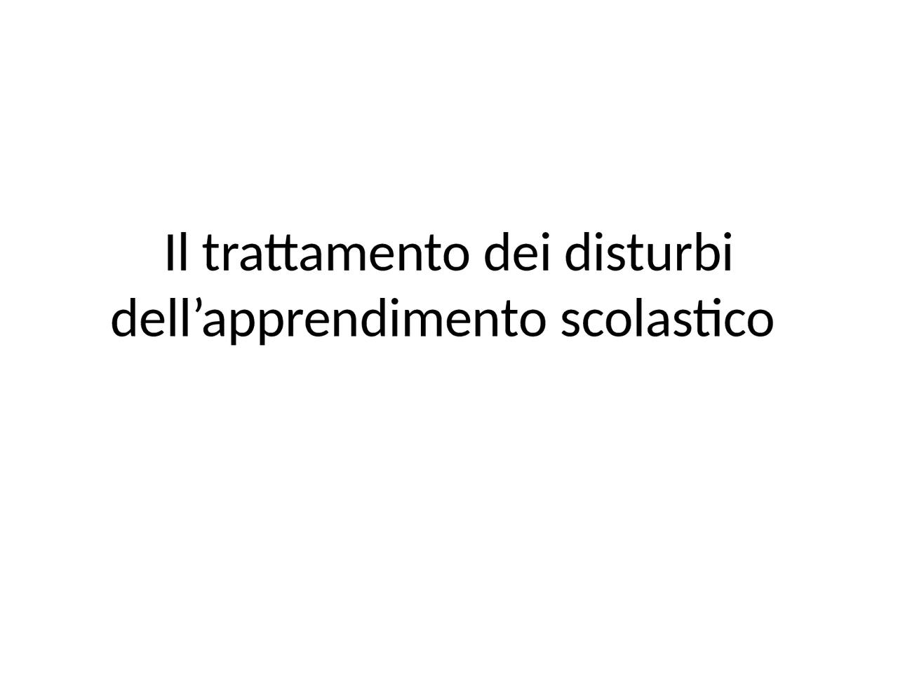 Trattamenti Dei Dsa Docsity