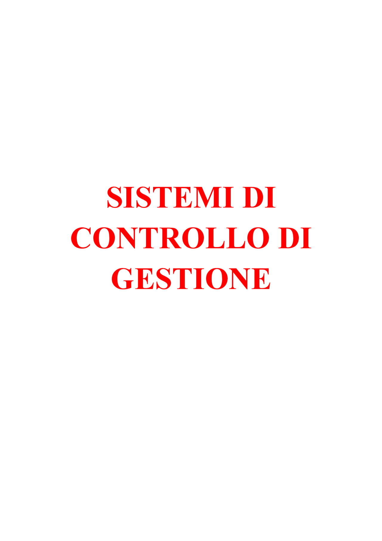 Sistemi Di Controllo Docsity