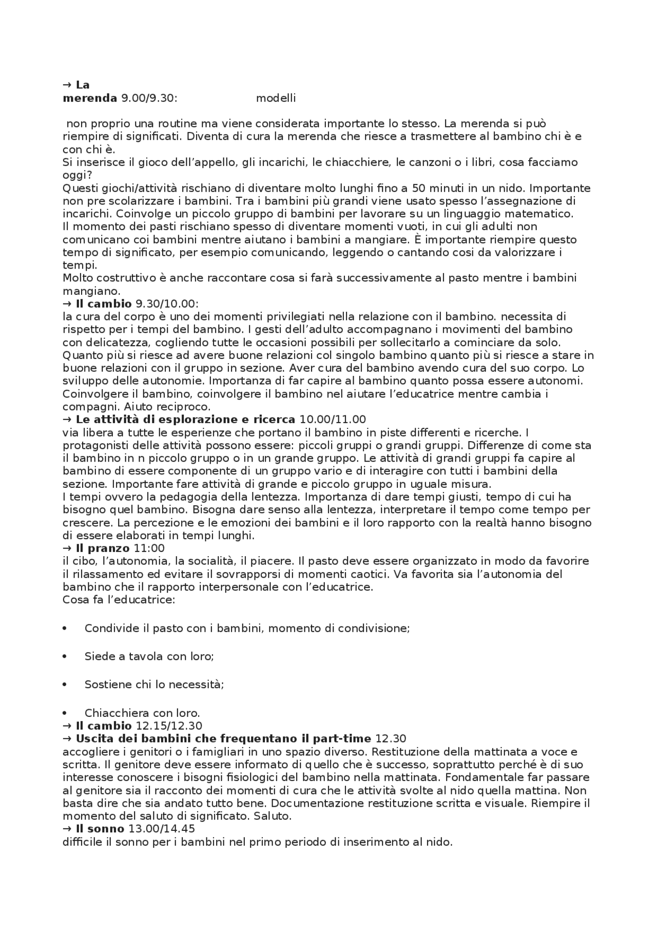 Appunti A Lezione Di Modelli Di Mediazione Docsity
