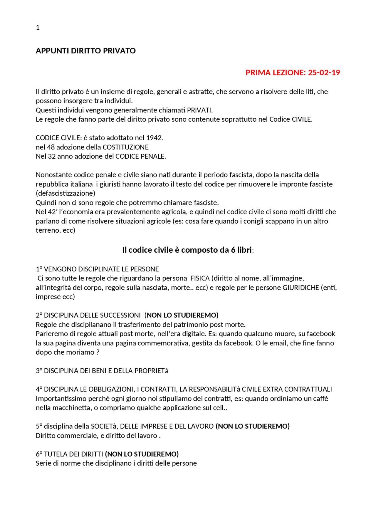 Appunti Diritti Civile Appunti Di Diritto Civile Docsity