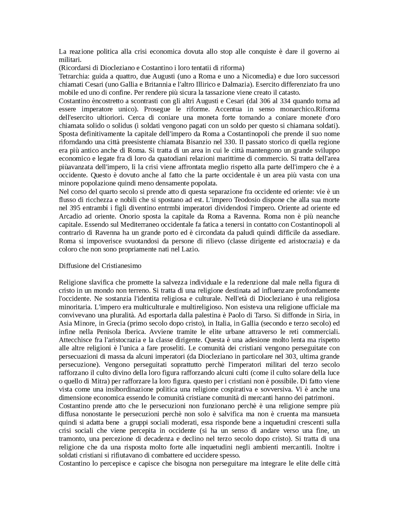 4a Lezione Di Storia Medievale Del Prof Zorzi Di Firenze Docsity