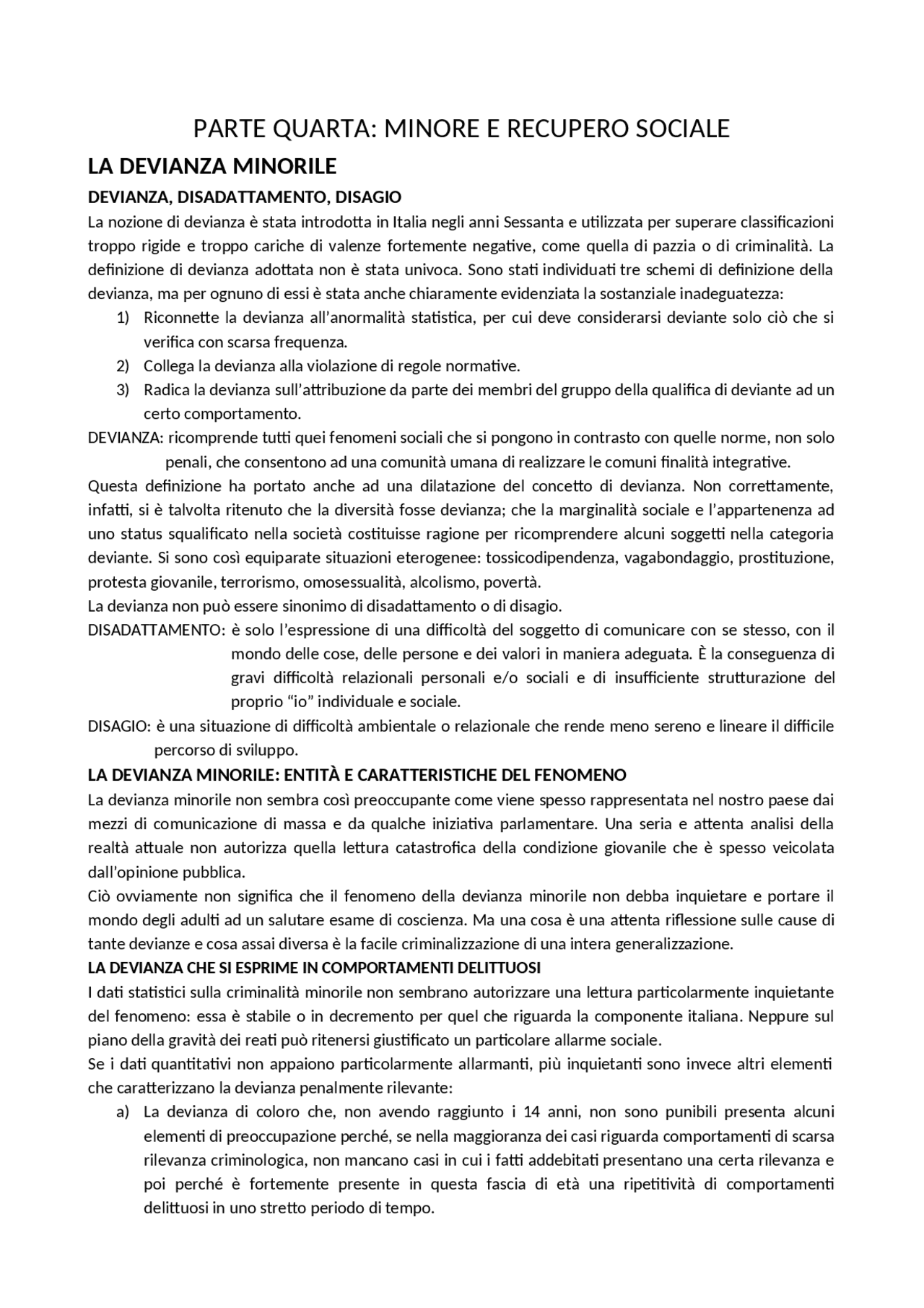 Capitolo 17 Manuale Di Diritto Minorile Moro Docsity