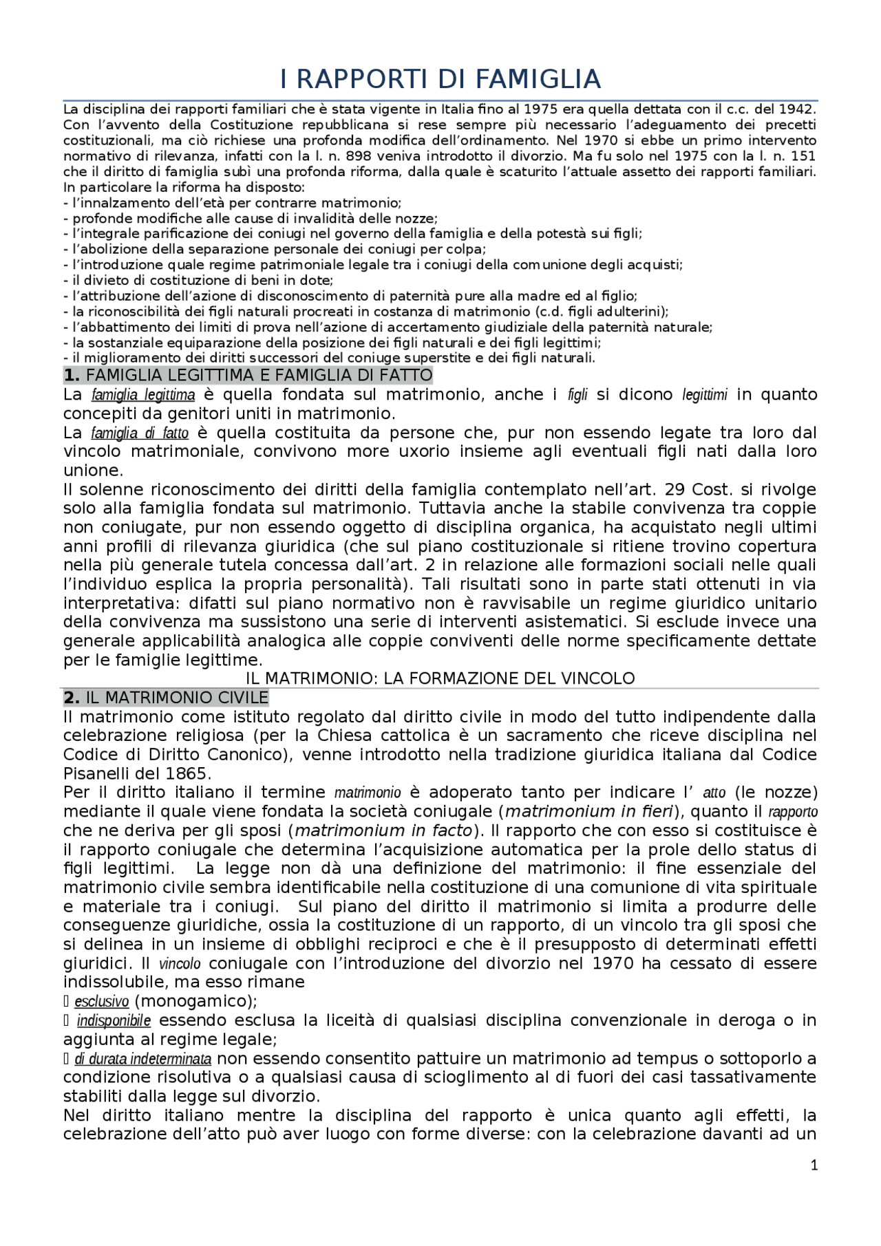 Riassunto Privato 2 Parte Docsity