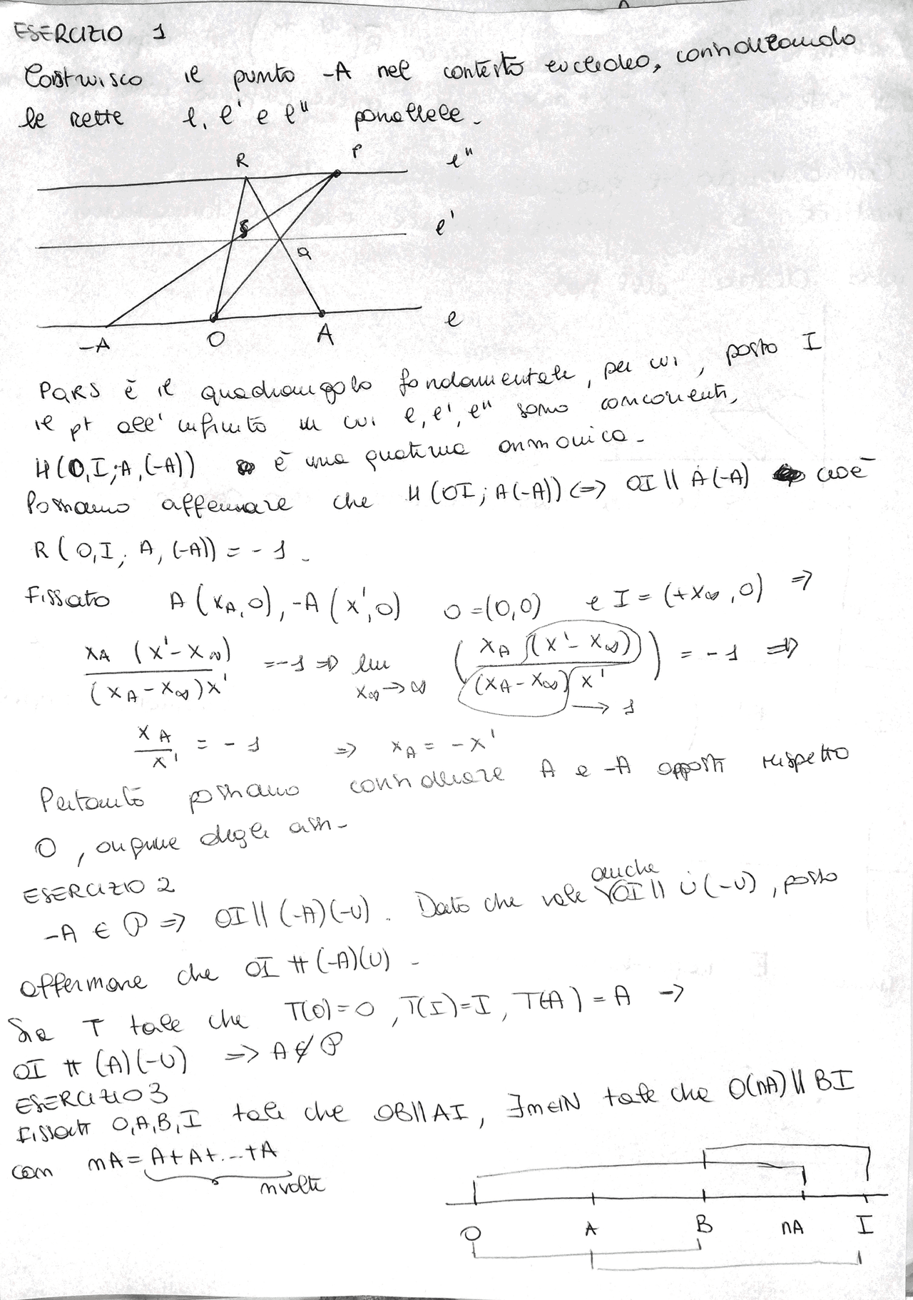 Esercizi Istituzioni Matematiche Complementari Docsity