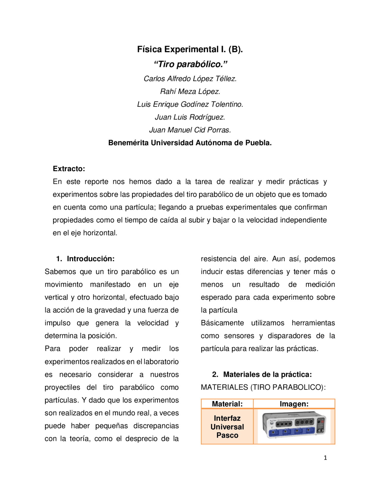 Pruebas De Física Experimental Apuntes De Física Experimental Docsity