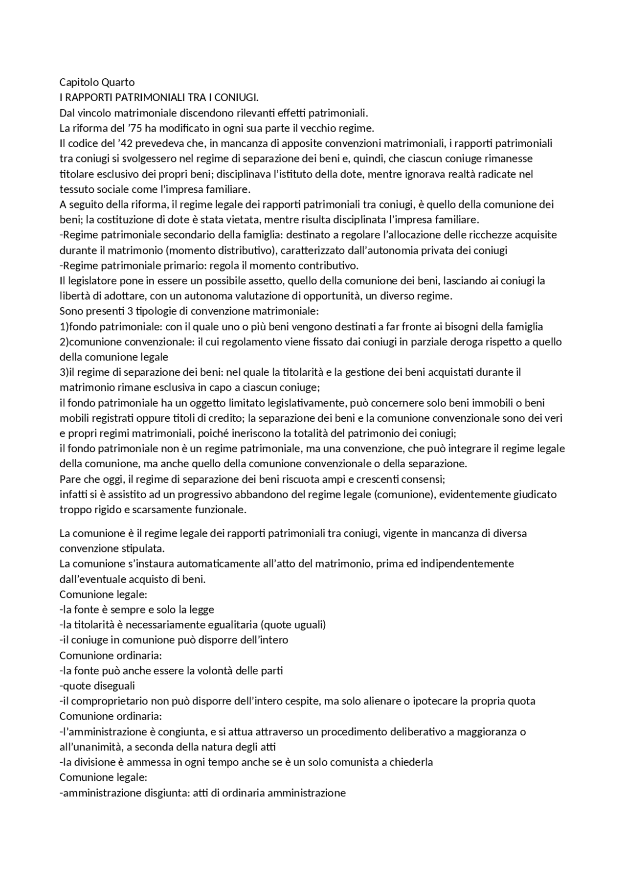Libro Sesta Diritto Di Famiglia Docsity