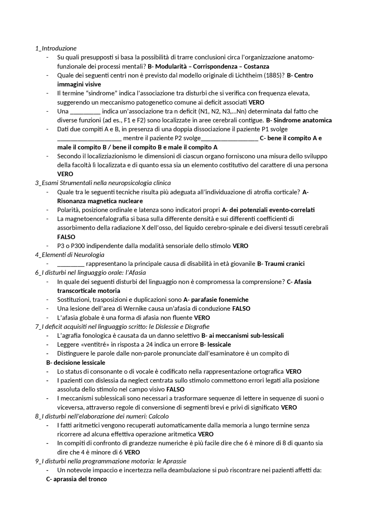Neuropsicologia Sociale Docsity