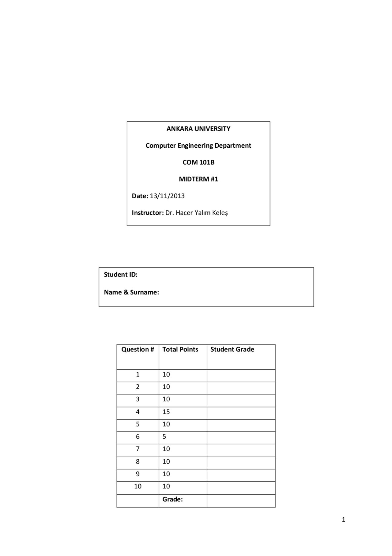 İt İs About Exam And These Are About Computer Programming Docsity