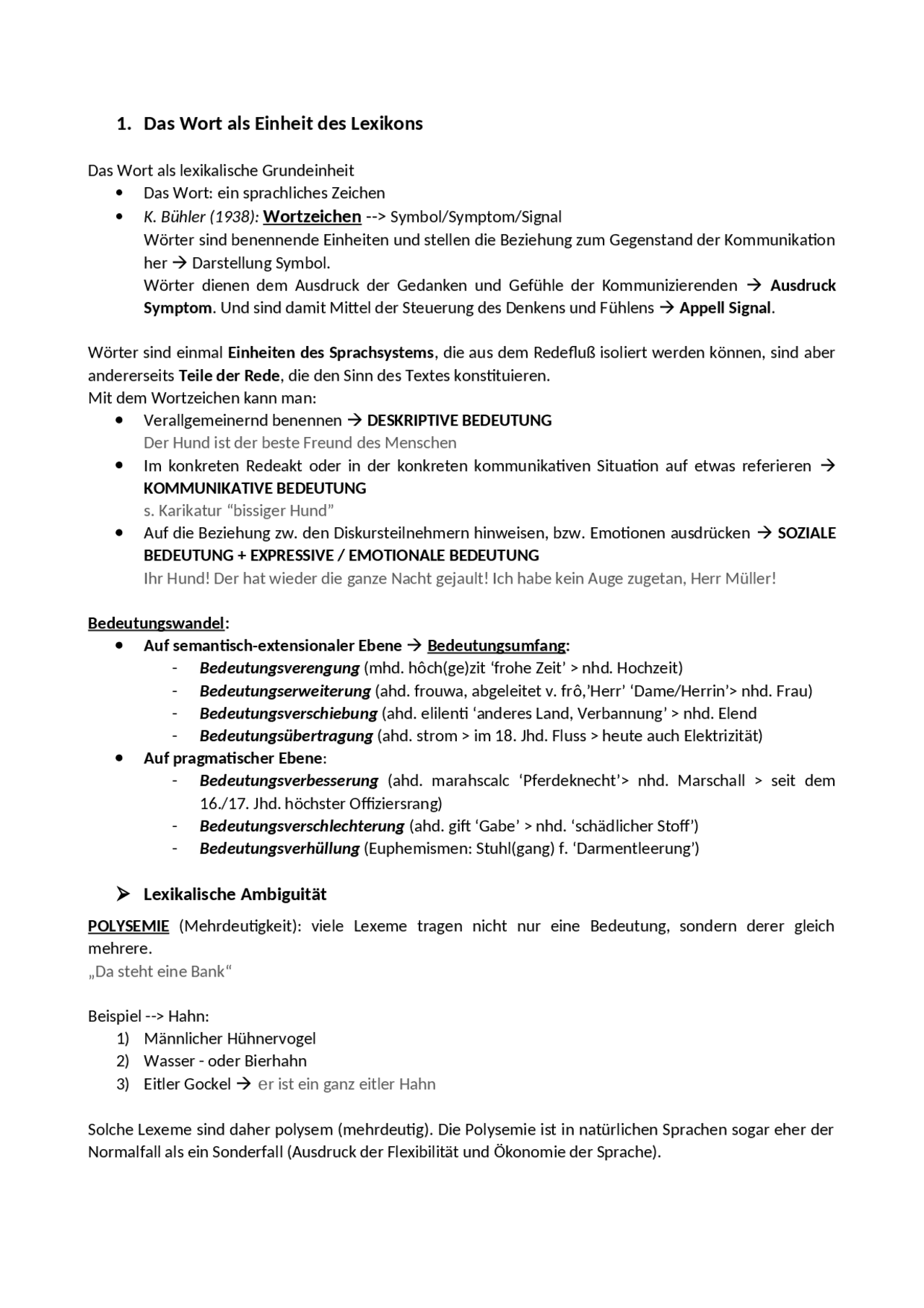Morfosintassi Tedesco Docsity
