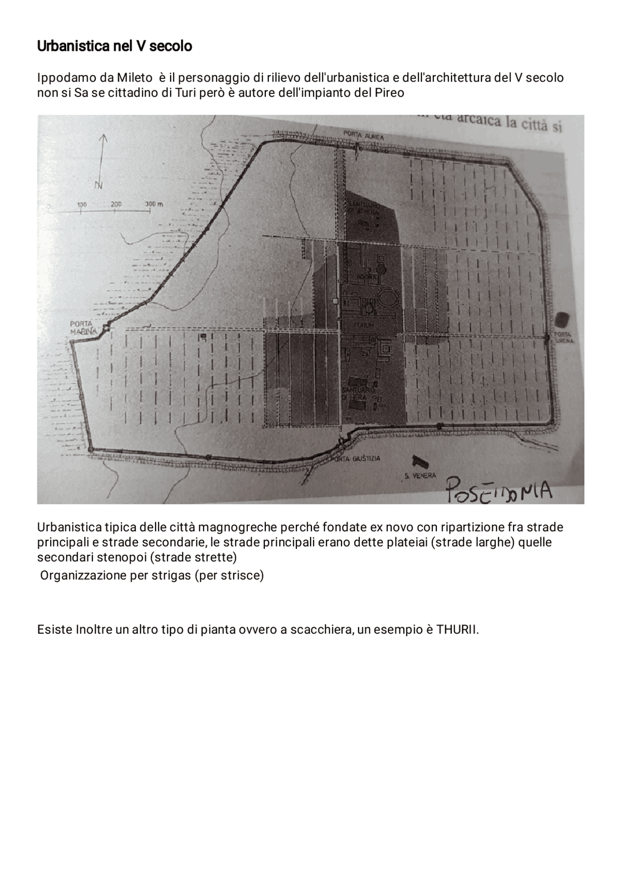 Urbanistica Nel V Secolo Ac Docsity