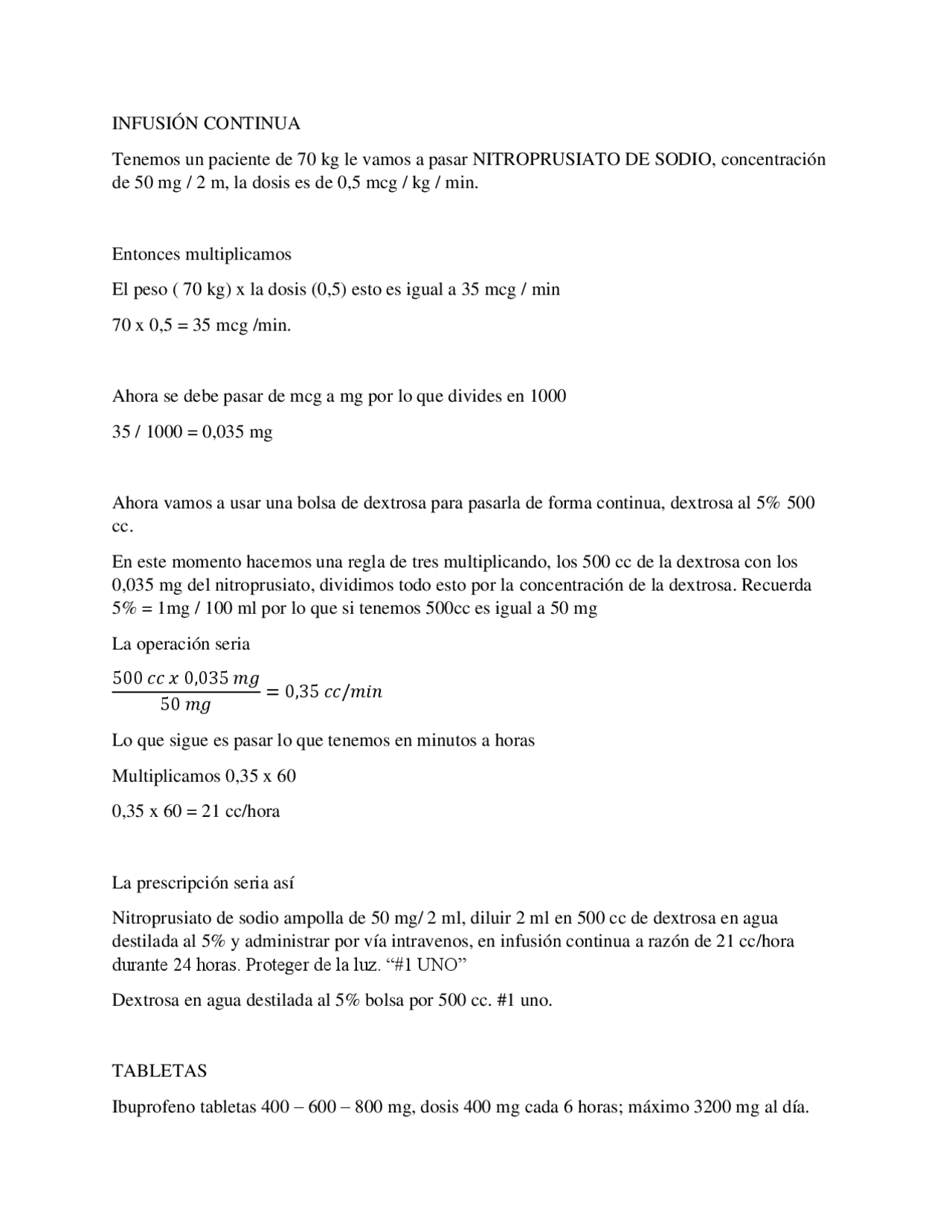 Ejemplo prescripción - Docsity