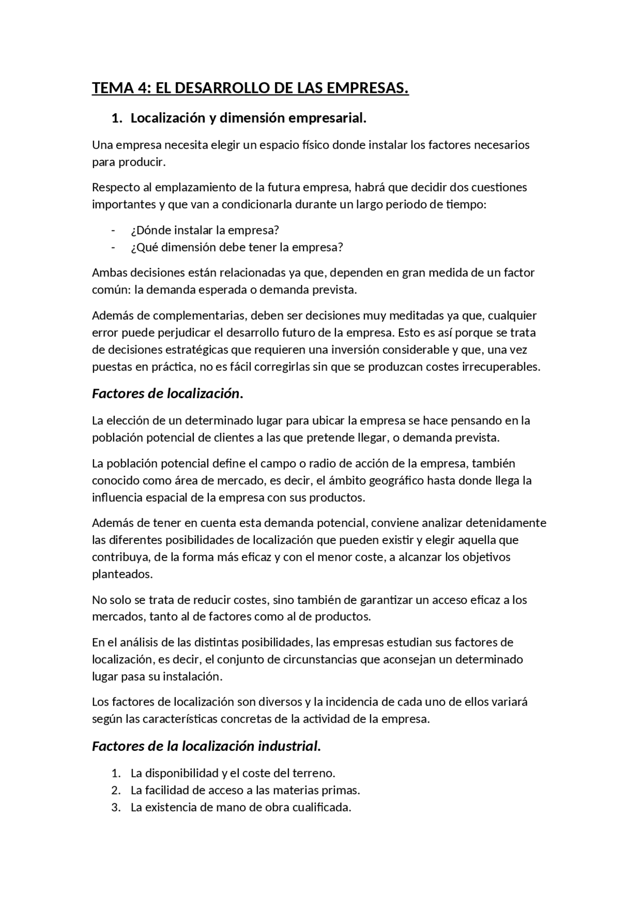 Apuntes EconomÍa 2 Bach Docsity