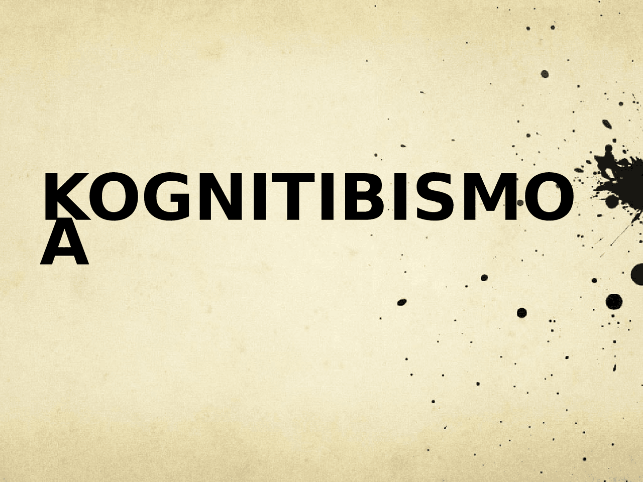 Historia Del Cognitivismo Docsity