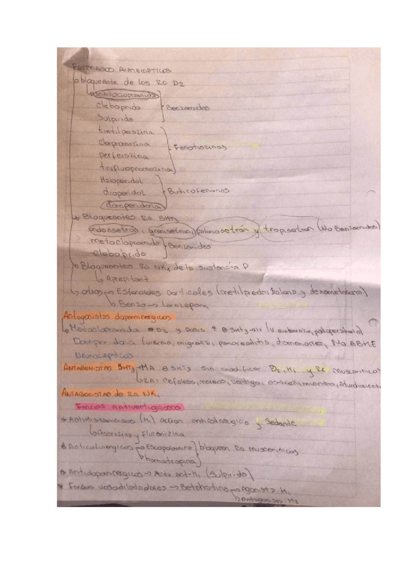 Apuntes Sobre Los Fármacos Docsity