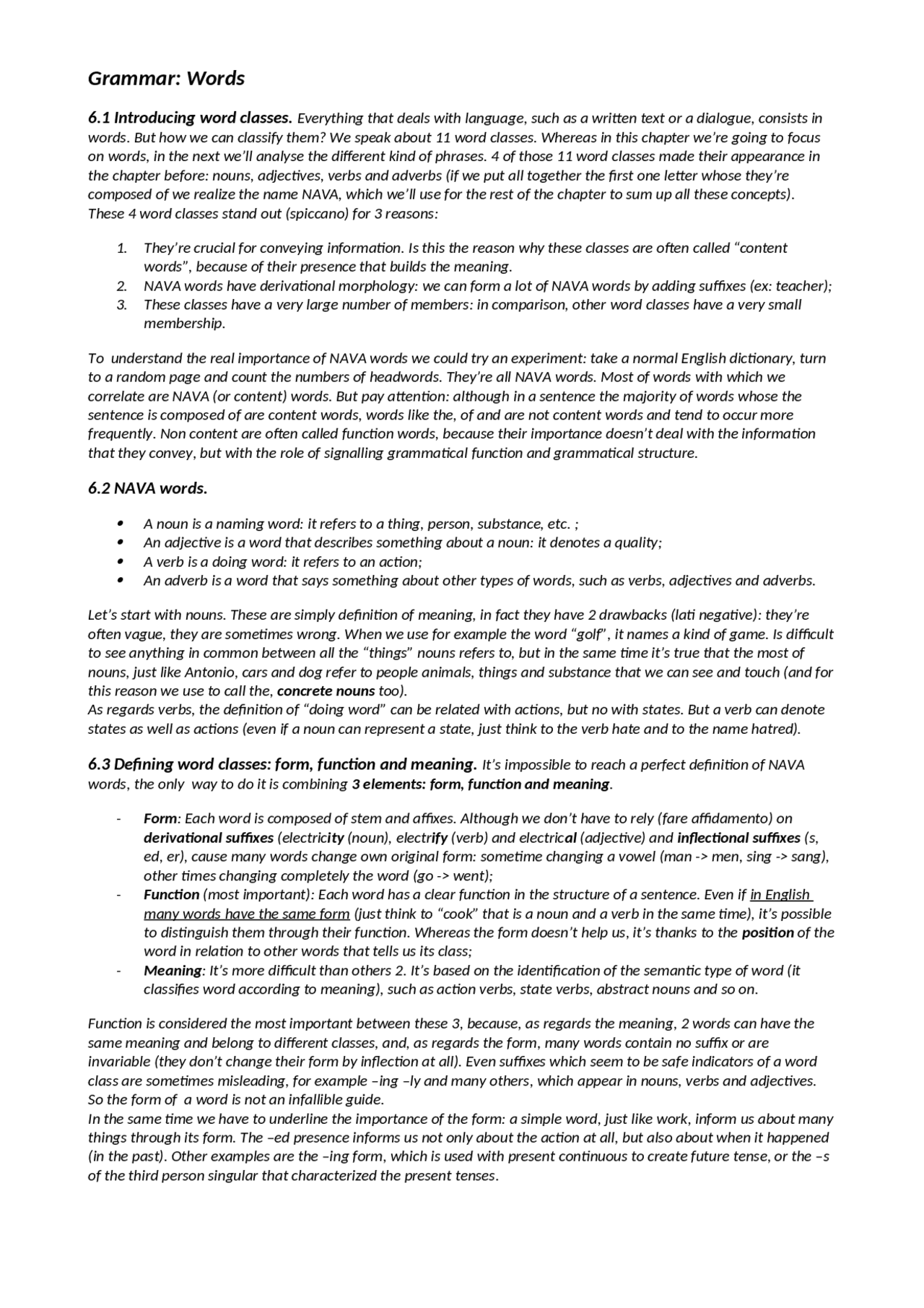 English Language Description Variation And Context Cap 6 Sintesi