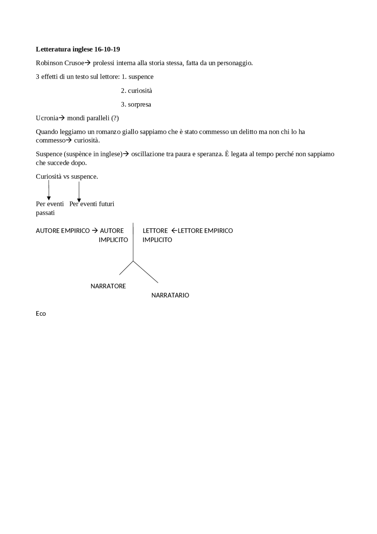 Appunti Robinson Crusoe Docsity