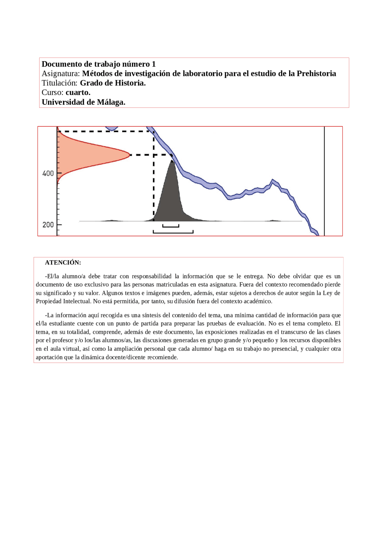 Métodos de datación (Cronología relativa y absoluta) - Docsity