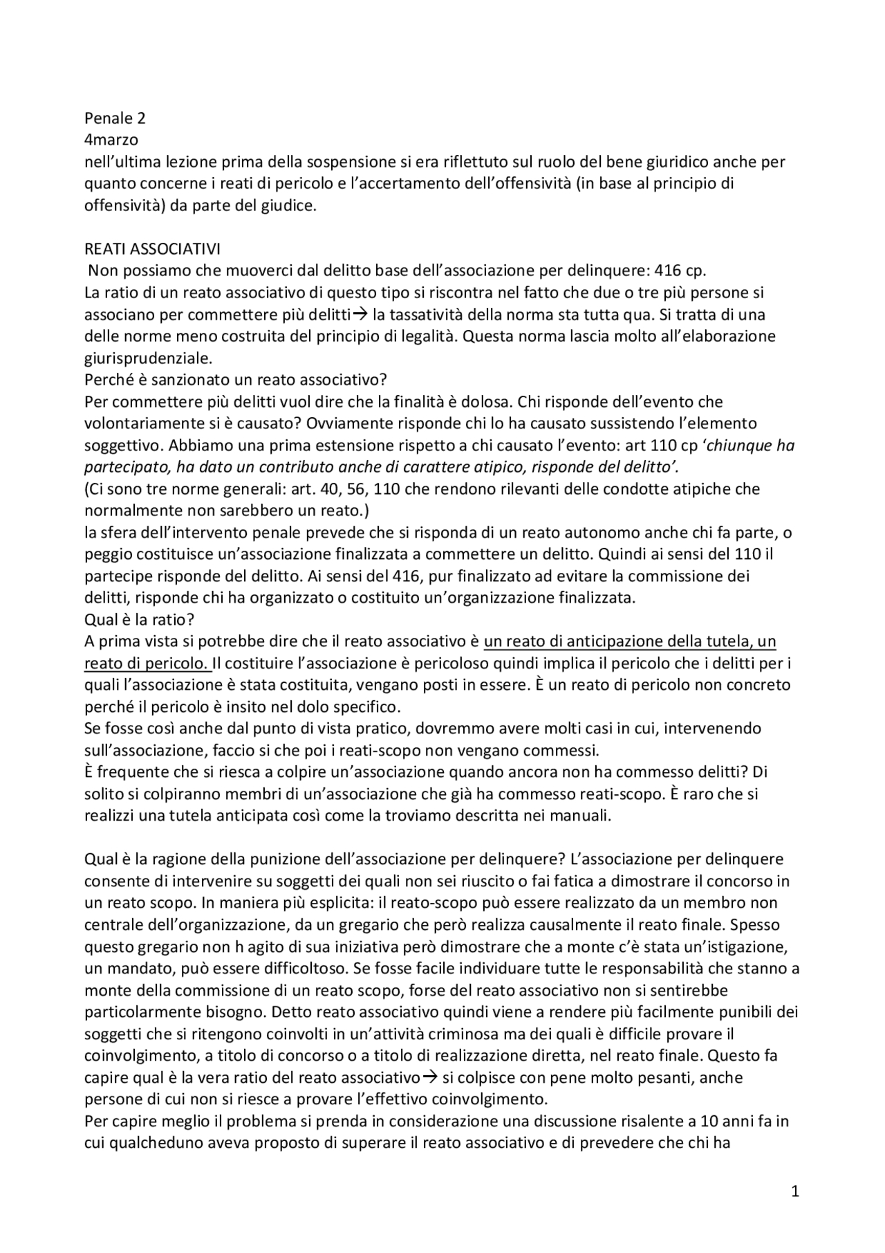 Appunti Diritto Penale 2 Docsity