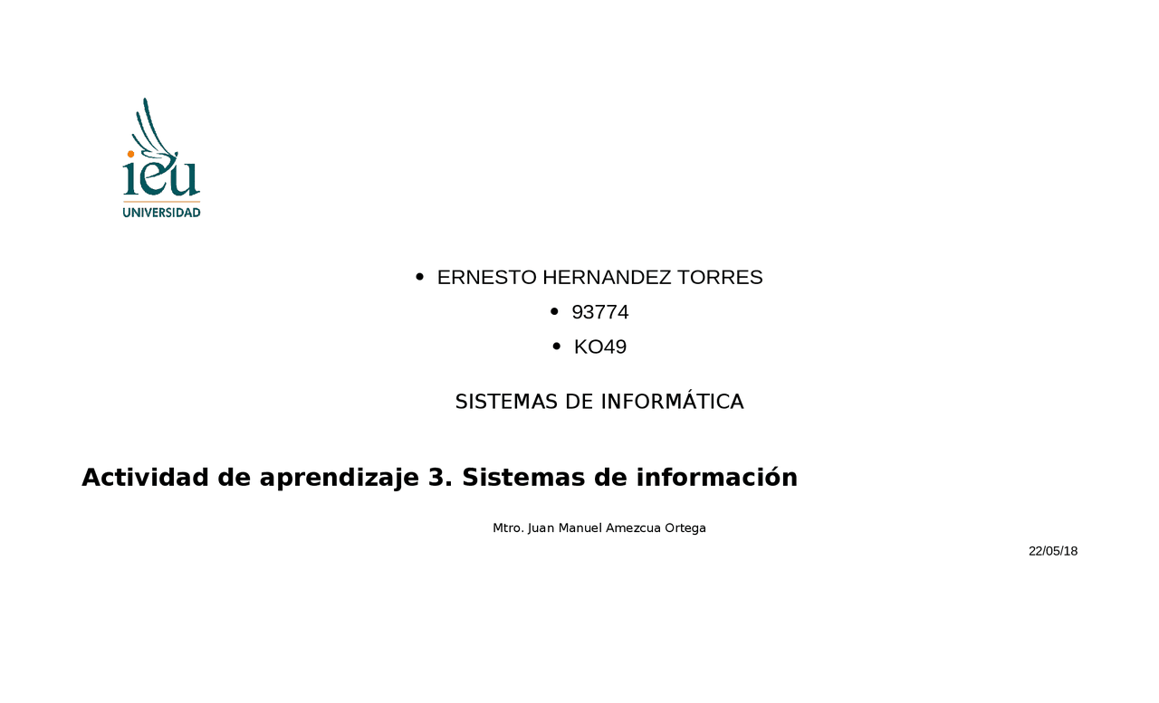 Actividad 3 Ieu Sistemas De Informacion Guías Proyectos