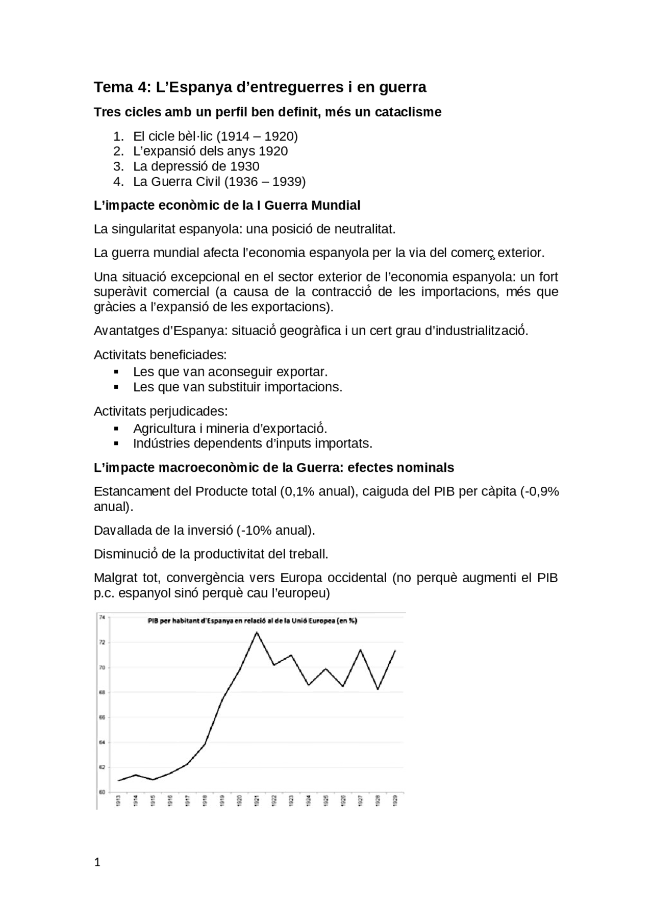 Tema 4 Història Econòmica Docsity
