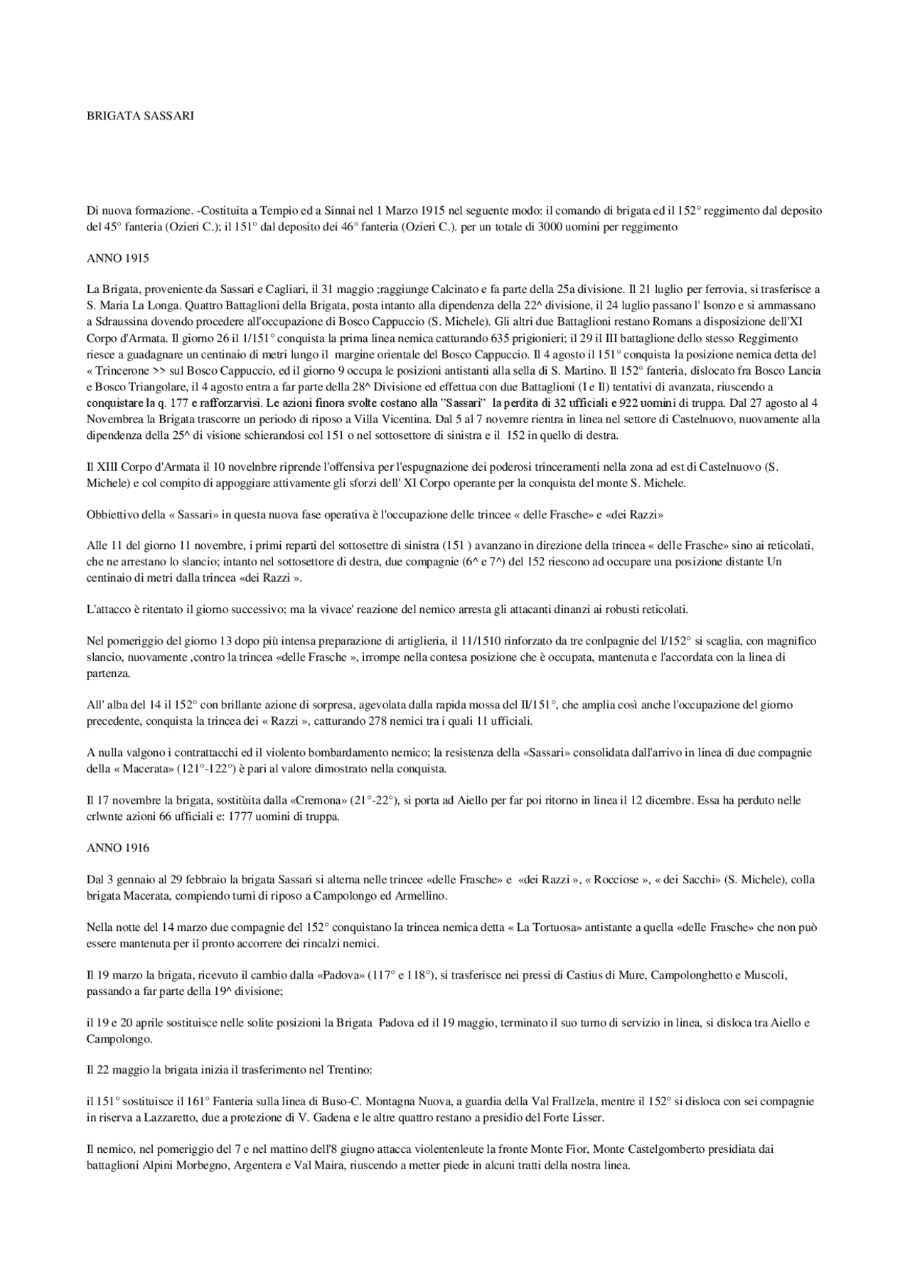 Appunti Dei Soldati Sardi Docsity