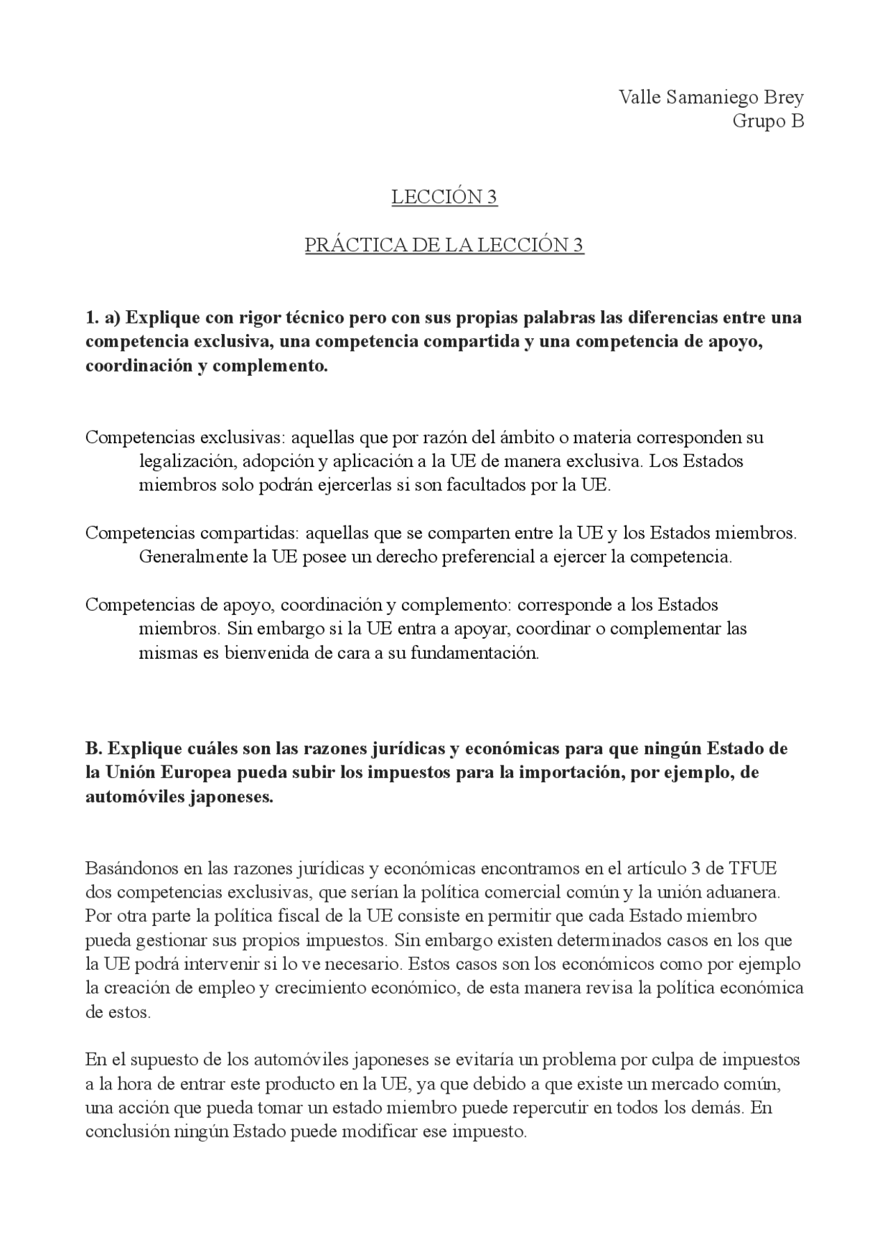 Práctica Lección 3 Comunitario Docsity