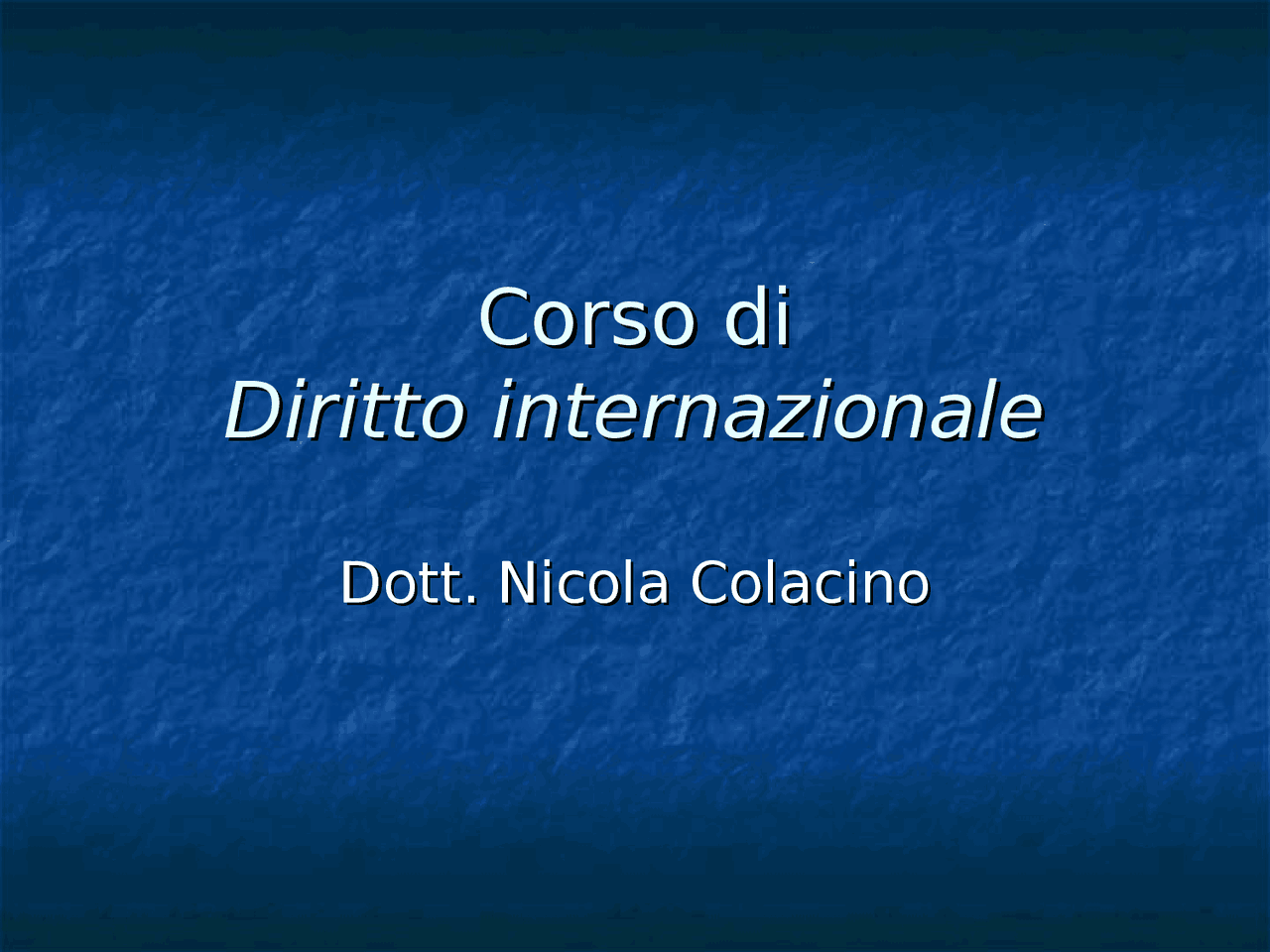 I procedimenti di adattamento ordinario e speciale - slides | Dispense di Diritto Internazionale ...