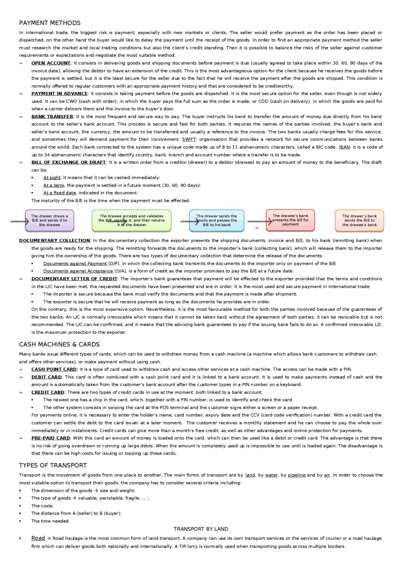 Business English Rim Docsity