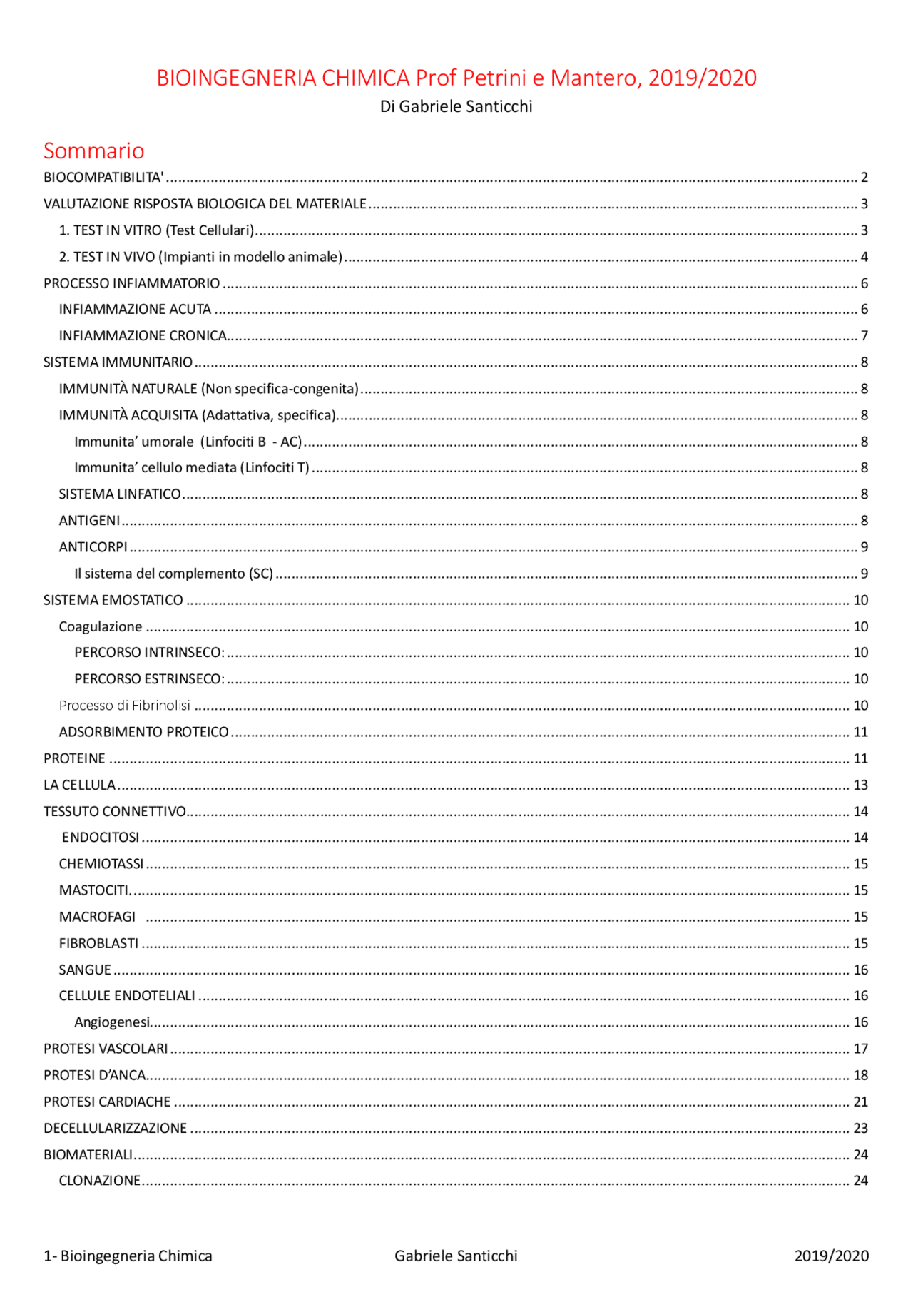 Appunti Bioingegneria Chimica Parte 2 Su 2 Docsity